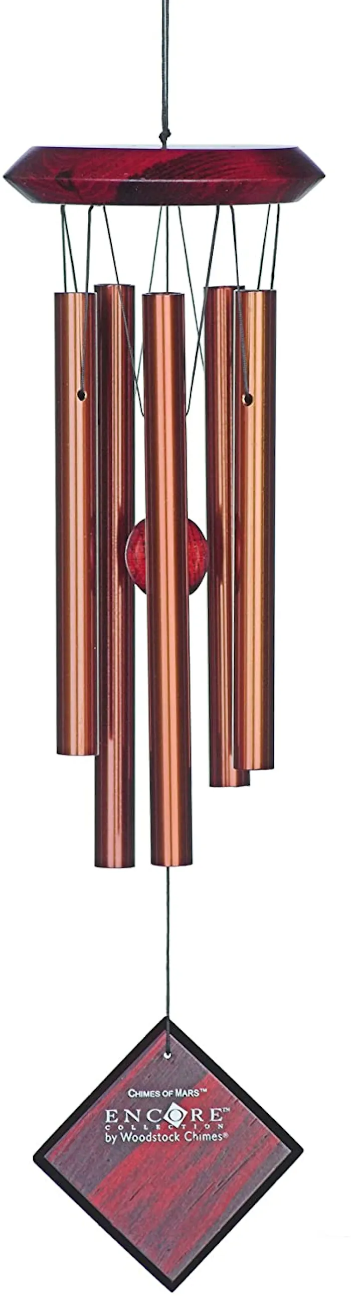 A range of melodic windchimes in metal, bamboo and ceramics