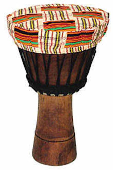 African Drums including djembes, talking drums, bougarabous and djun djuns