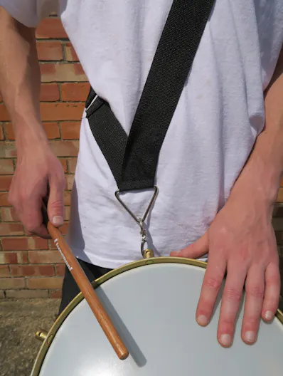 Drum Slings and drum straps for samba instruments