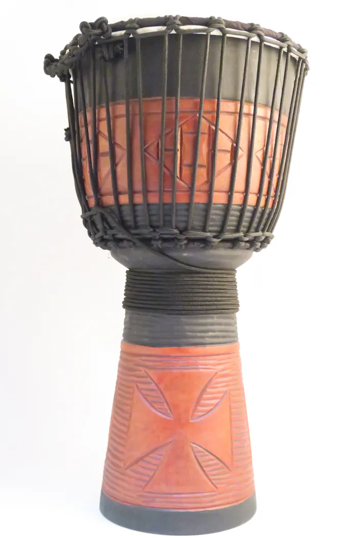 Range of wood bodied & symthetic djembes from Toca, World Rhythm ...