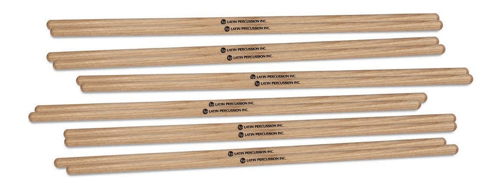 LP Latin Percussion Timbale Sticks Pack Of 6 Pairs